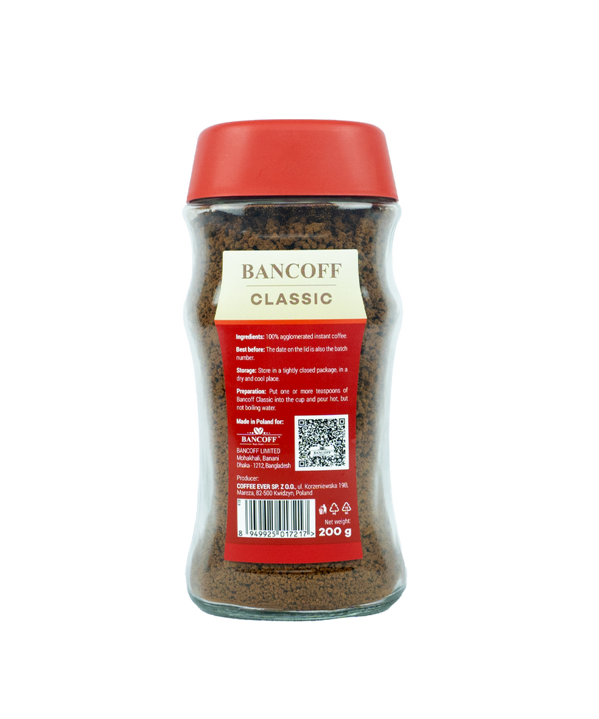 Instant Coffee (Classic) 200g – Bancoff