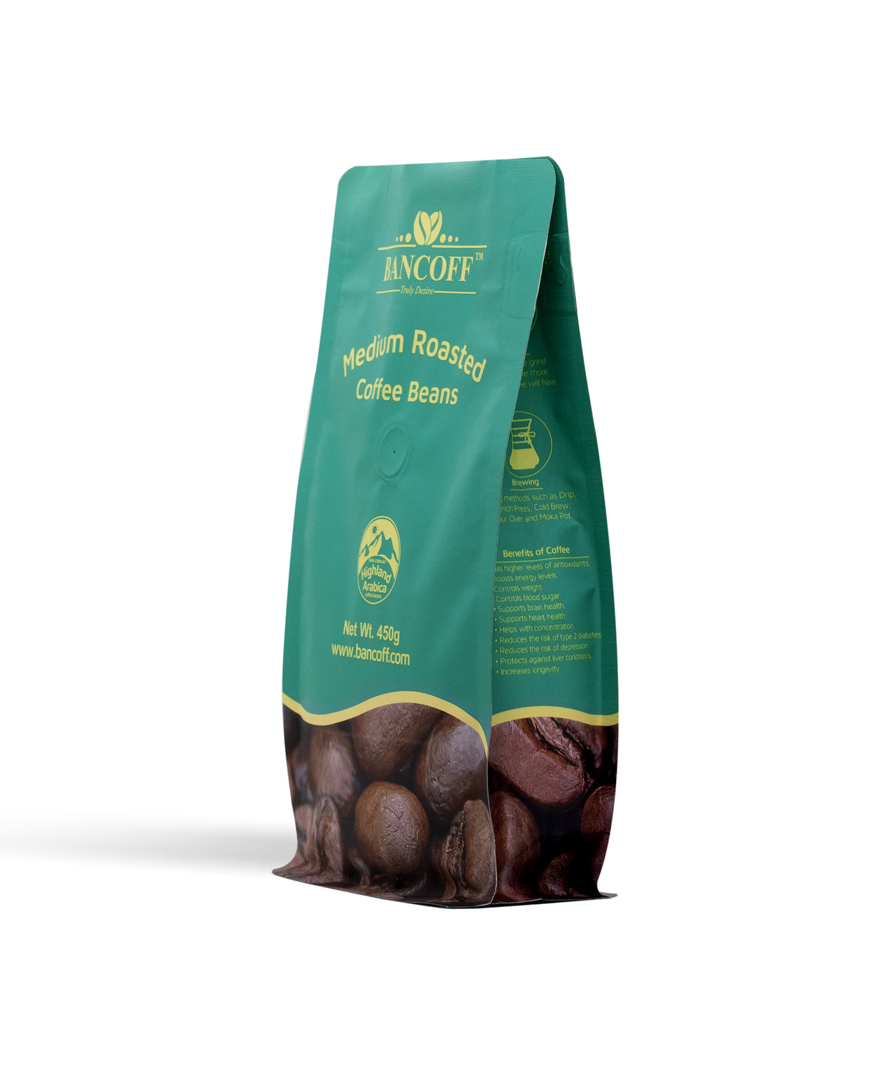 Medium Roasted Coffee Beans 450g – Bancoff